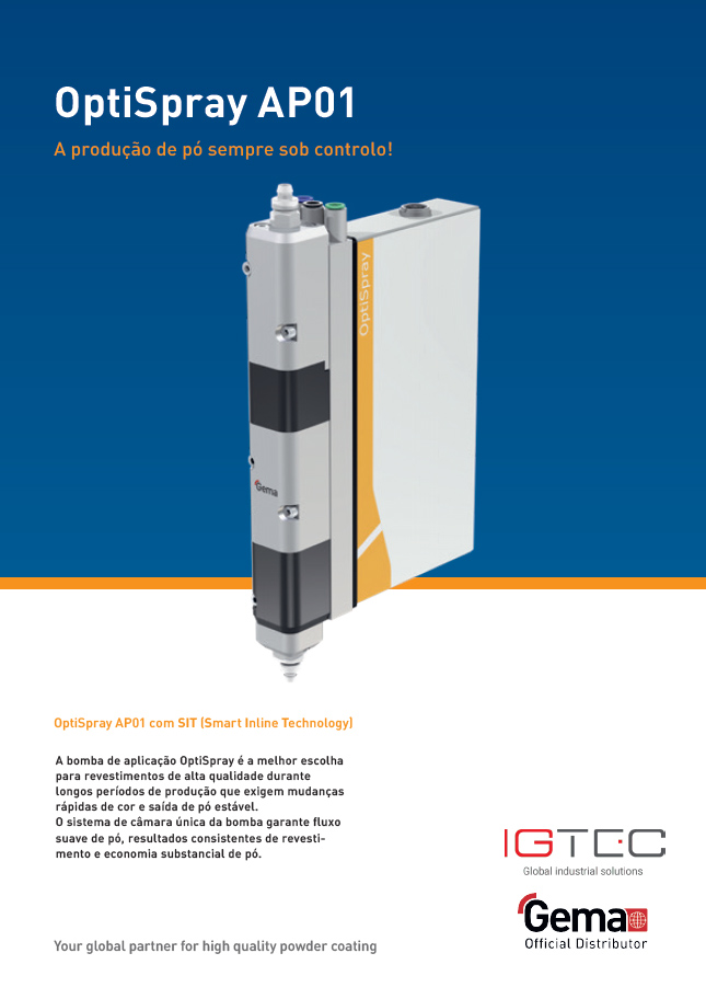OptiSpray AP01 | Equipamentos Pintura Eletrostática
